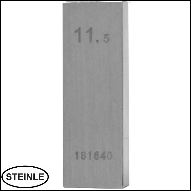 STEINLE 4213 Einzel Parallel Endmaß Stahl 11,5 mm DIN EN ISO 3650 mit ...